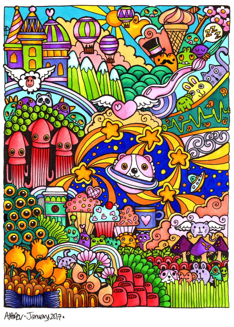Top 20 Doodle Artist Sites and a coloured Doodlededoo – Art is the ...