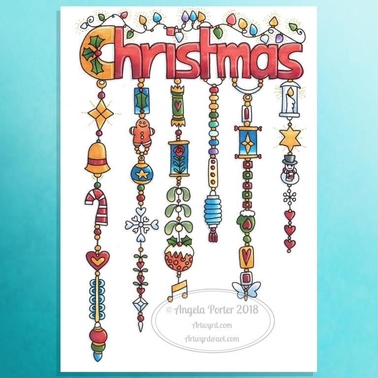Christmas Dangle Design – Art is the Adventure