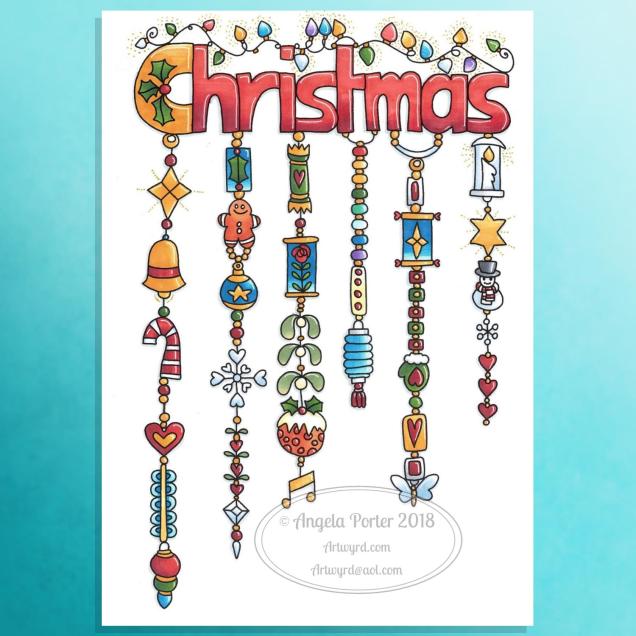 Christmas Dangle Design – Art is the Adventure