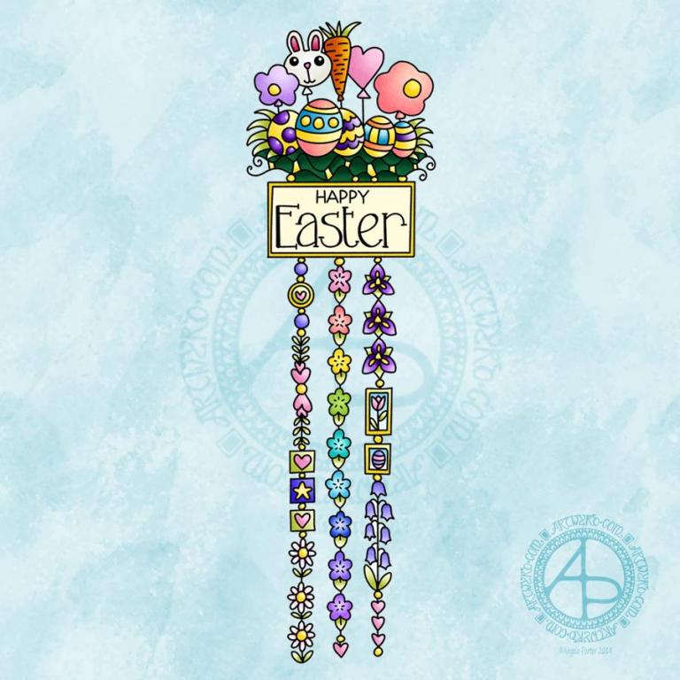 Easter Dangle Design – Art is the Adventure