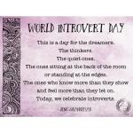 World Introvert Day 2020 – Art is the Adventure