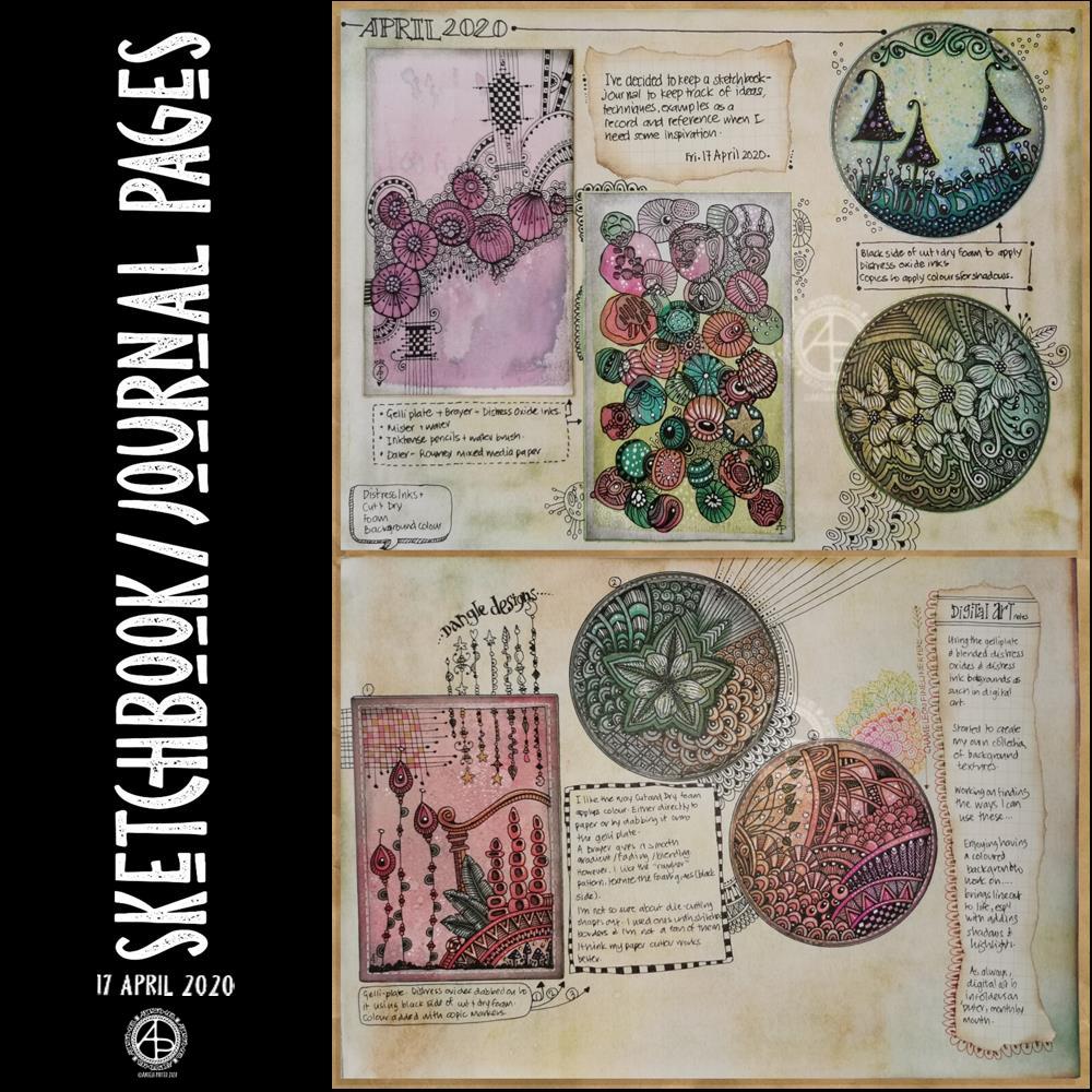 Sketchbook – Journal Pages – Art is the Adventure