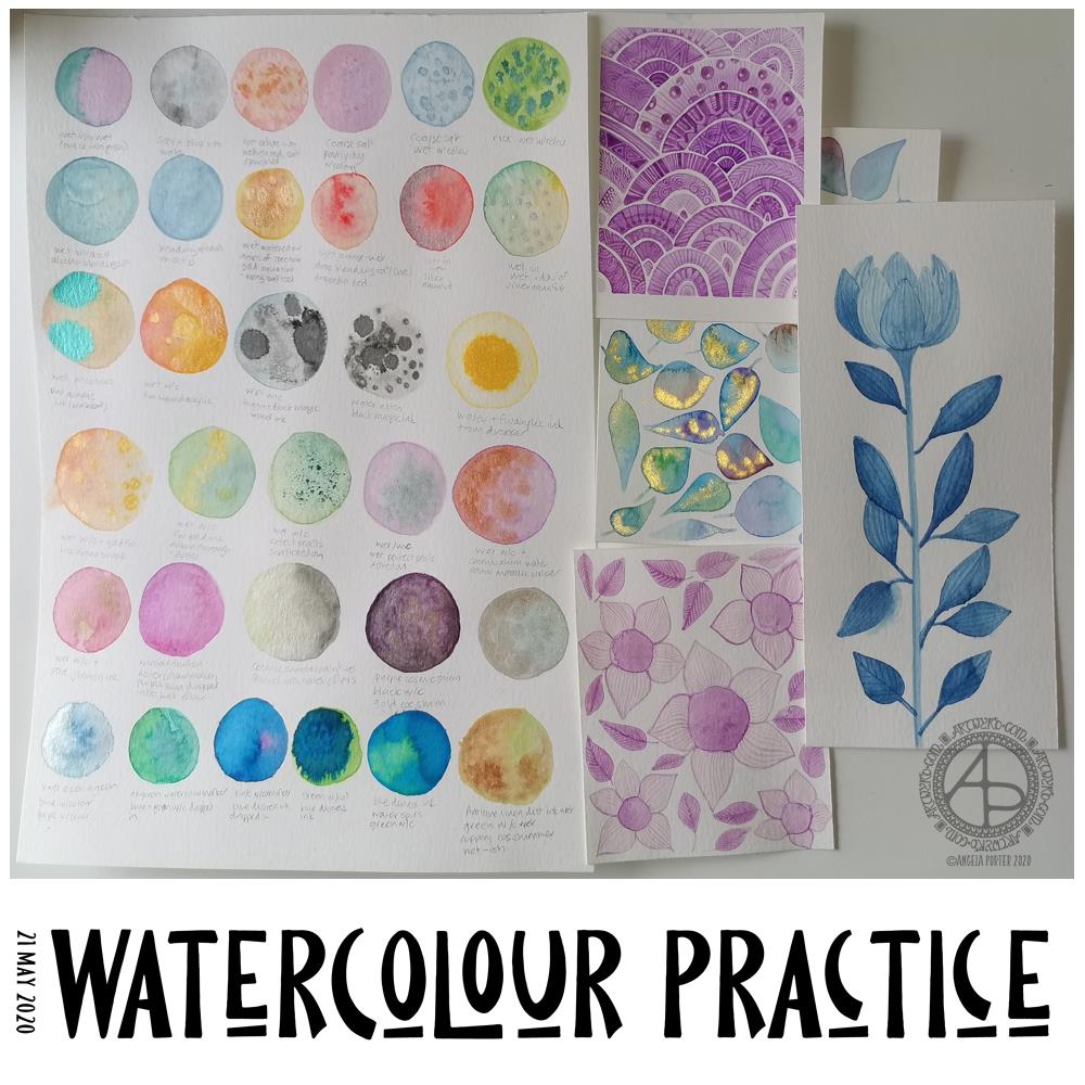 Watercolour Practice – Art is the Adventure