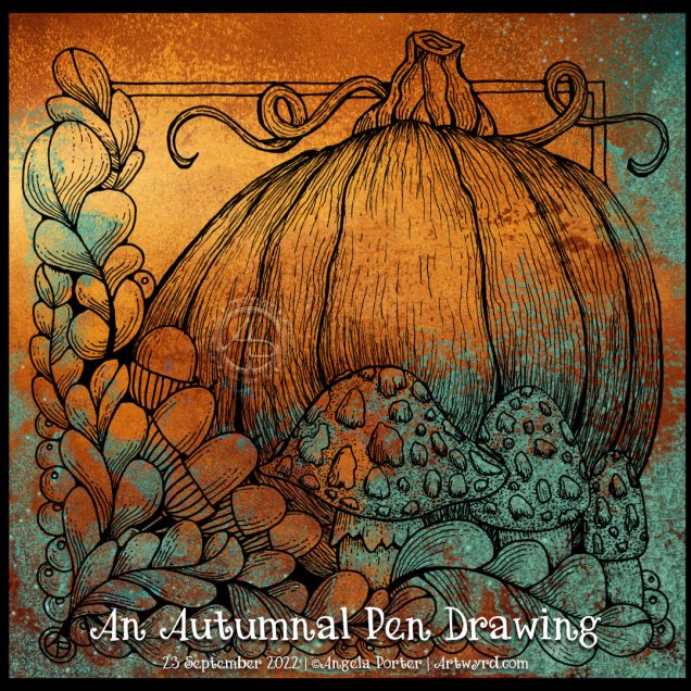 An Autumnal Pen Drawing – Art is the Adventure
